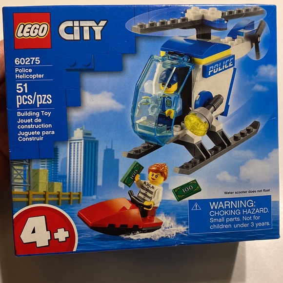 Lego | Toys | Nwt Lego City Police Helicopter 5 Pcs 4 | Poshmark